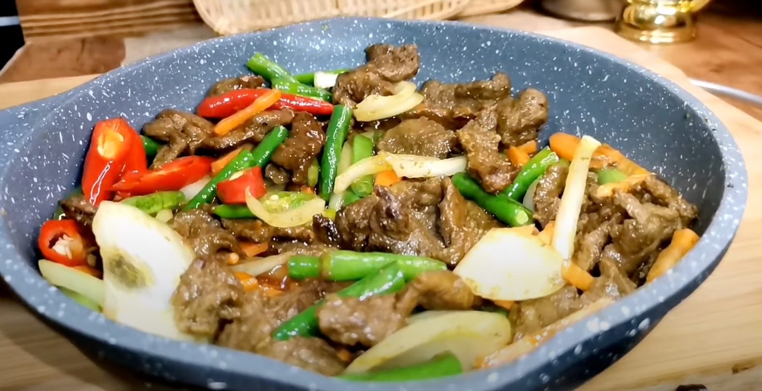 Resepi Daging Goreng Kunyit yang tidak liat